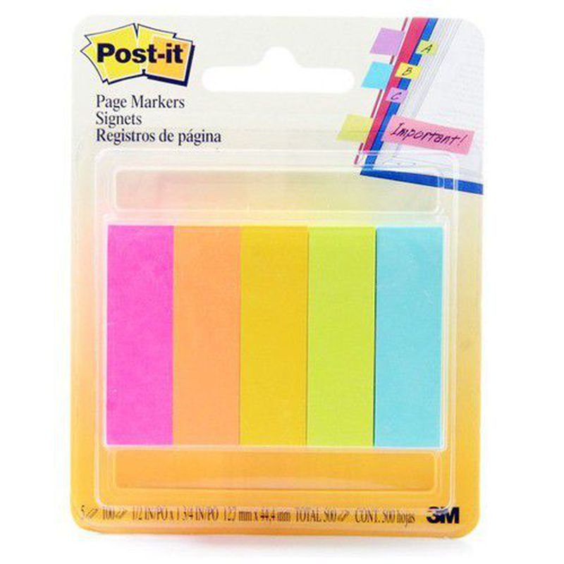 POST IT Tab 5 Warna 670-5An (500 Lbr) / PCS