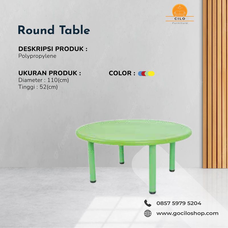 Round Table - Biru