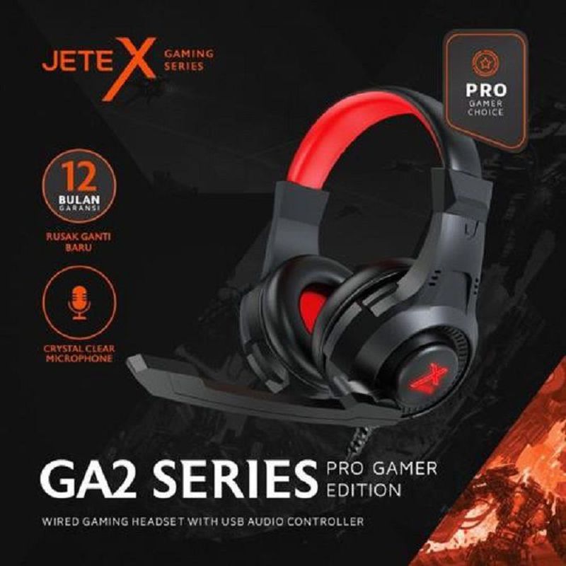 Headset Gaming JETE-X GA2 Garansi 2 Tahun