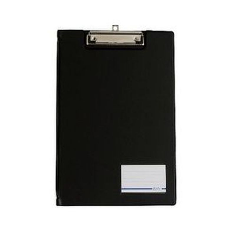 Clipboard BANTEX Dengan Cover Ukuran F4 Warna Black 421110