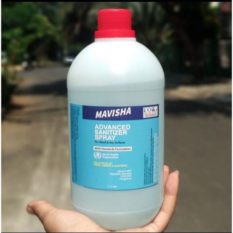 Hand Sanitazer - Mavisha - Sanitazer semprot 1Ltr
