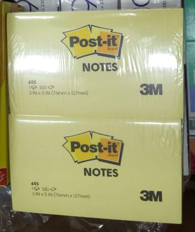 Post It Notes 655 3M Original ( 1pack isi 12 pads)