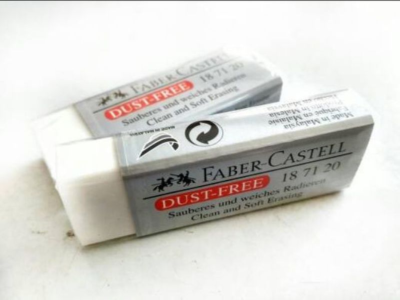 Penghapus Pensil Faber Castell Putih Besar