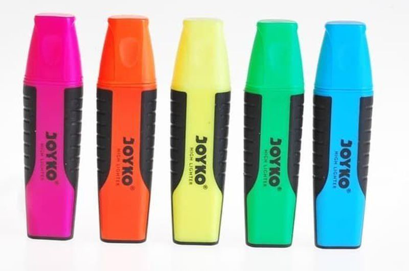 Stabilo Warna Merek Joyko /Highlighter/Penanda Warna - Merah