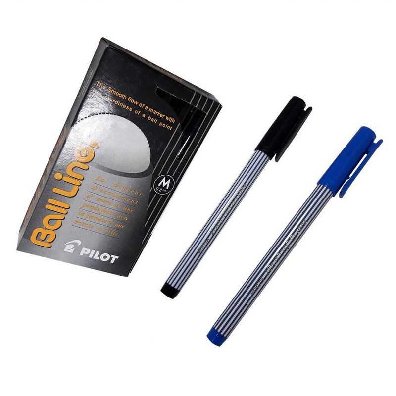 Pulpen Pilot Balliner/Ballpoint 0.8mm - Biru