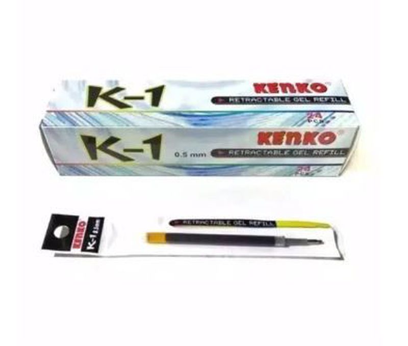 Isi Ballpoint Kenko K-1 Gel Hitam isi 12