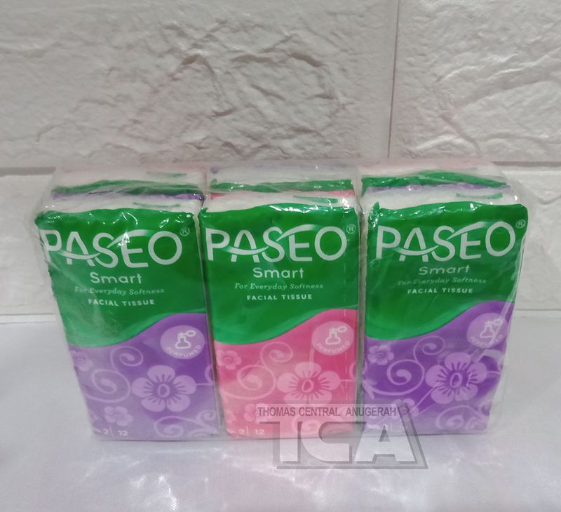 Paseo Smart Facial Tissue 6 Packs 12 Sheets