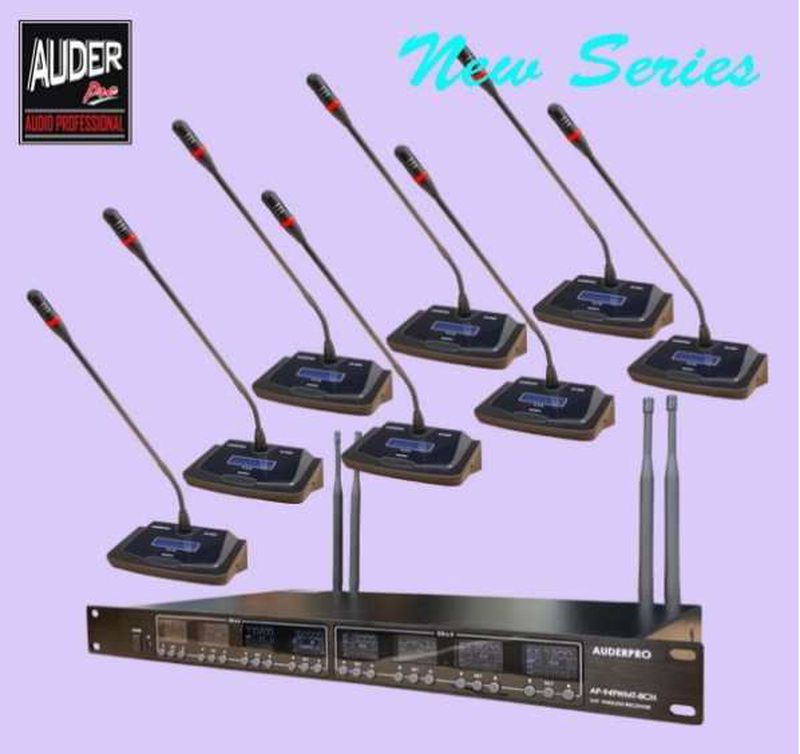 PAKET SOUND SYSTEM RUANG RAPAT MIC WIRELESS AUDERPRO SPEAKER 12 Inch