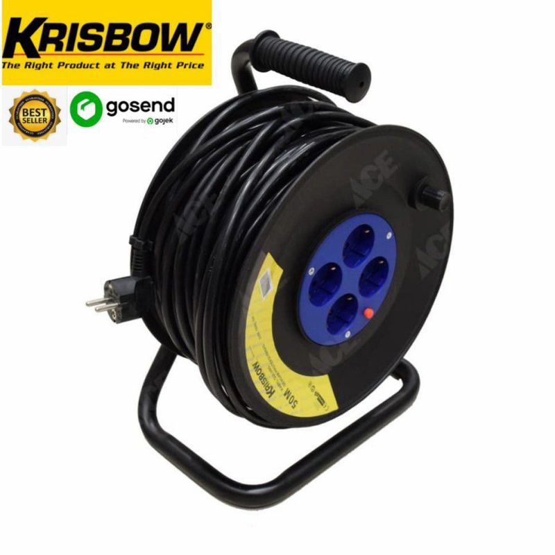 Kabel Roll 50 Meter Original Krisbow