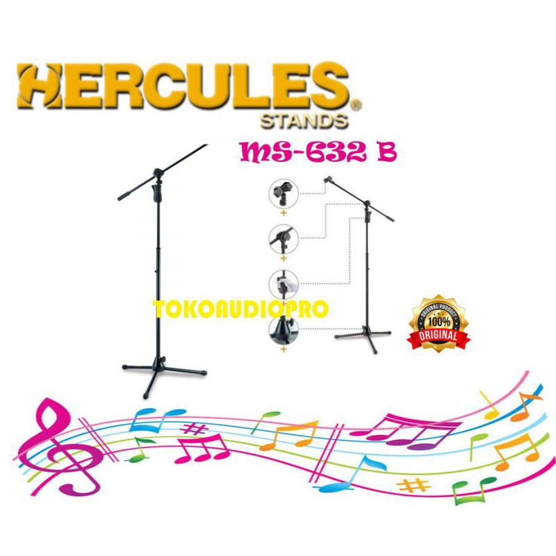 Stand Microphone Hercules MS632B