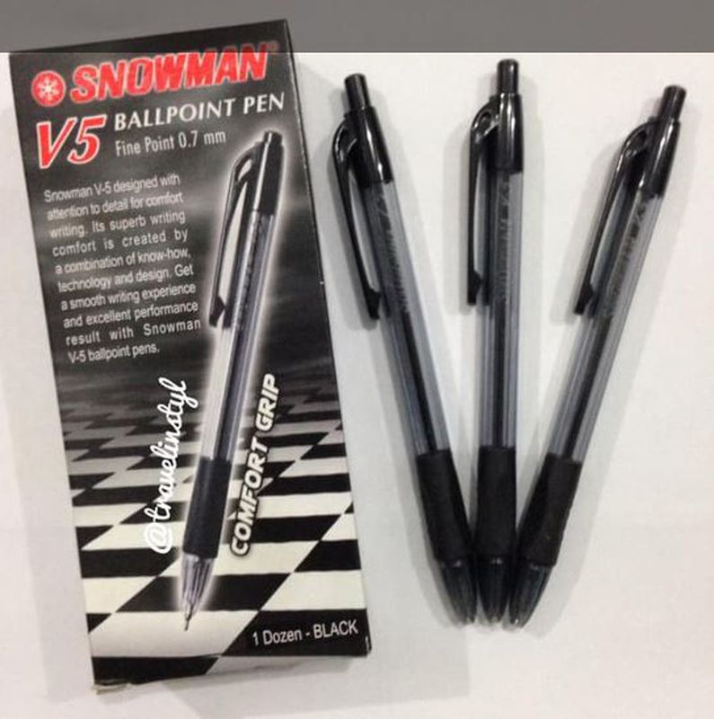 Ballpoint Snowman