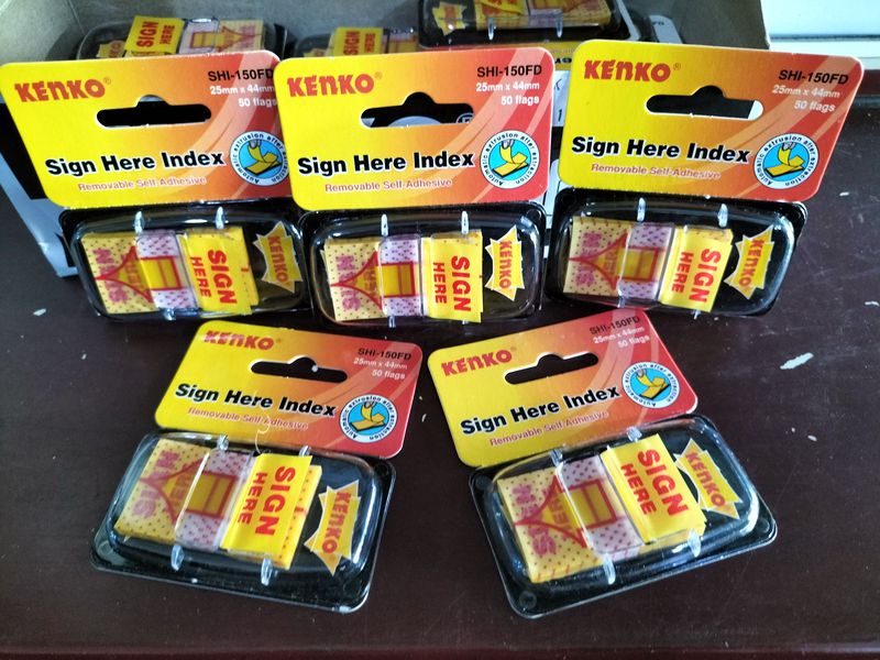 Sign Here Kenko SHI-150FD ( Setara Sticky Note 680-9 )