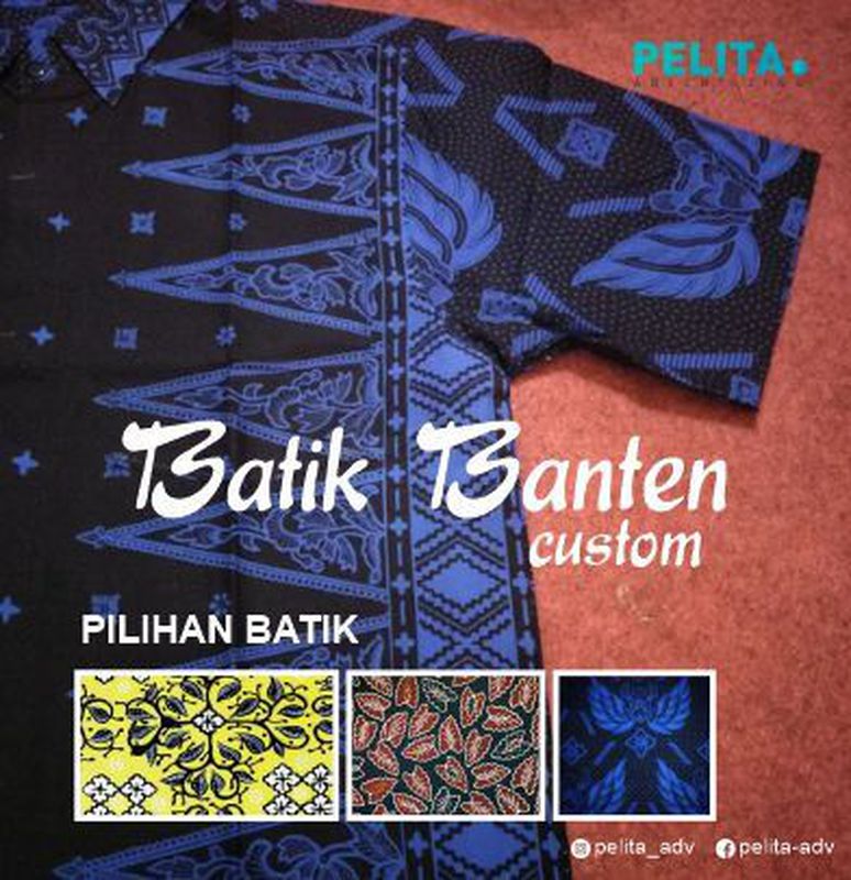 batik banten bisa custom