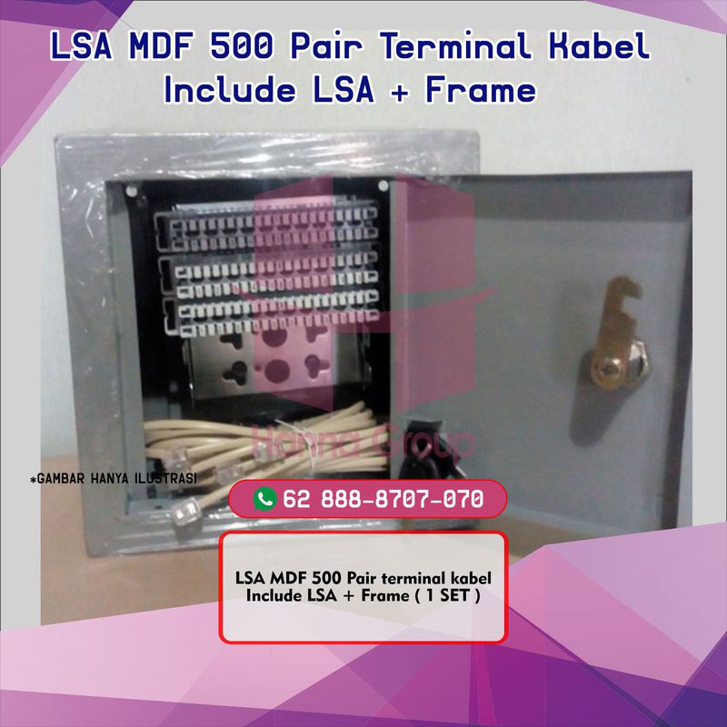 LSA MDF 100 Pair terminal kabel Include LSA + Frame