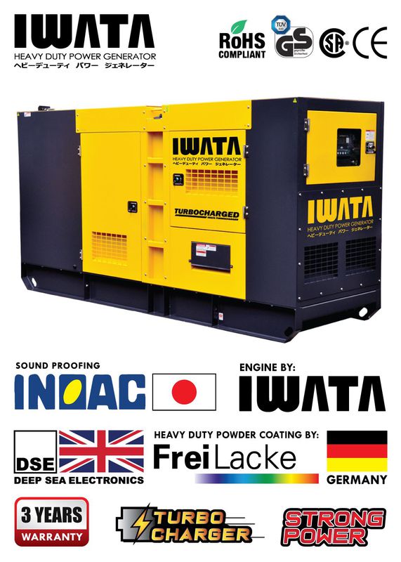 IWATA GENERATOR IW40WS ( 50KVA SILENT/40KW ) - MODULE CONTROLLER ...