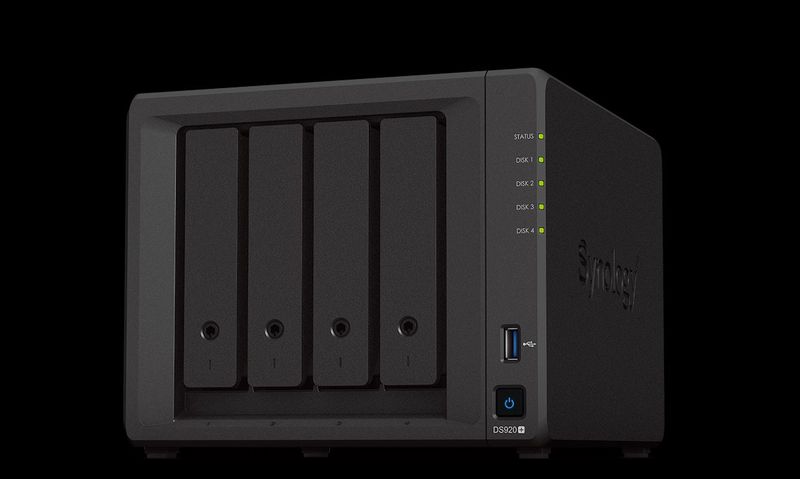 SYNOLOGY NAS DS920+ 4 BAY NAS BAREBONE SYSTEM - 4TB X 1