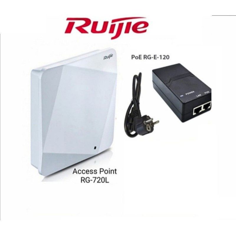 Ruijie Access Point RG-AP720L Indoor Wireless + RGE120 RG AP720L + POE