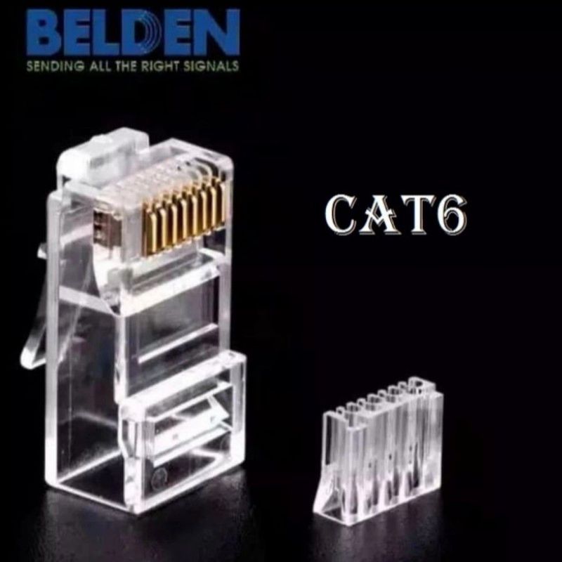 RJ45 CAT6 Connector Belden+boot