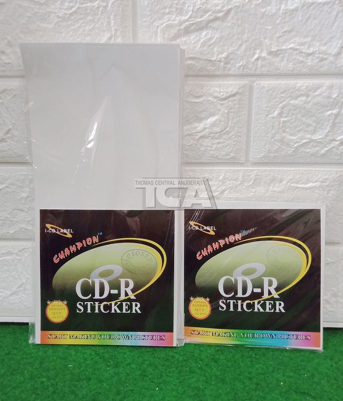 CD-R Sticker / CD Label Champion 100PCS