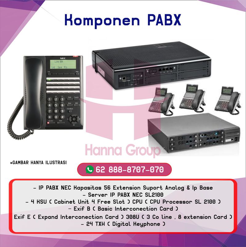 PAKET KOMPONEN PABX