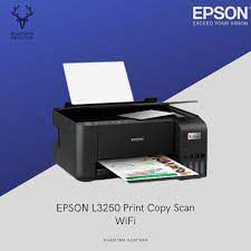 PRINTER EPSON L3250 Printer All in One Print Scan Copy - WiFi Wireless ...