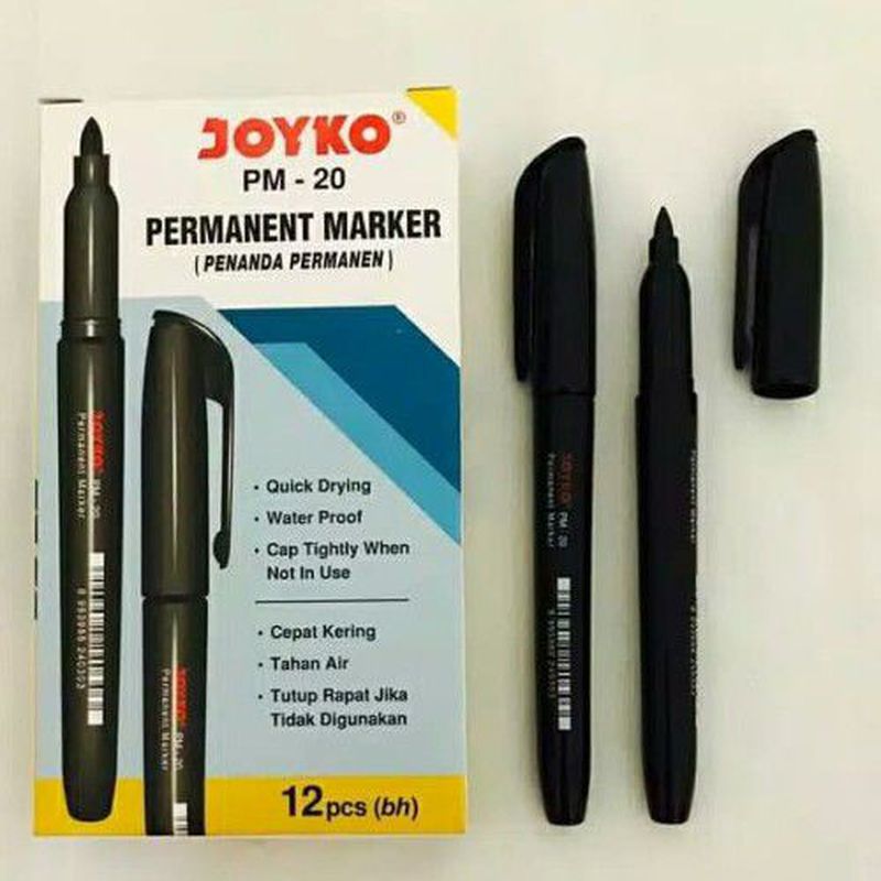 Spidol Permanent Marker PM 20 Joyko