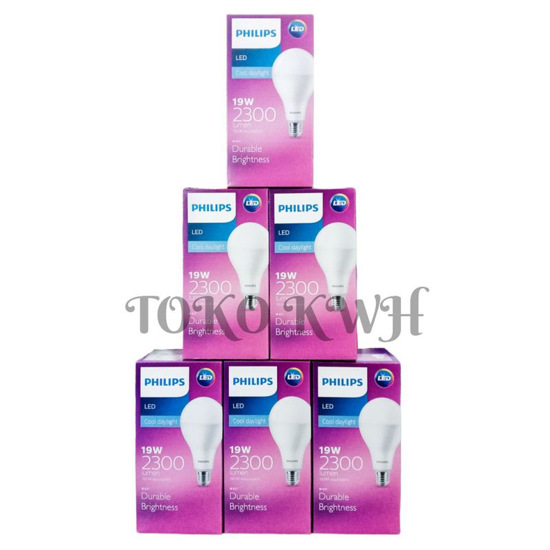 Lampu Philips LED 19 Watt E27 6500K 240V A80APR (Putih)