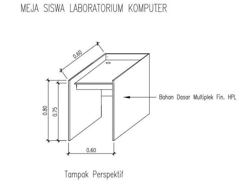 Meja Siswa Lab.Komputer