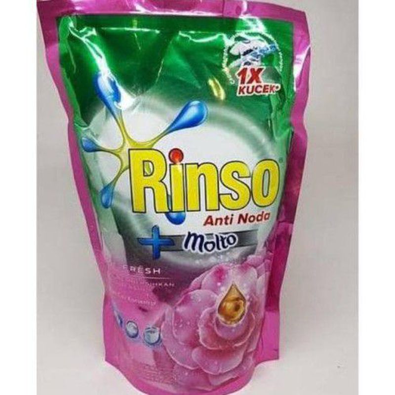 DETERJEN CAIR 750 ML REFIL MERK RINSO