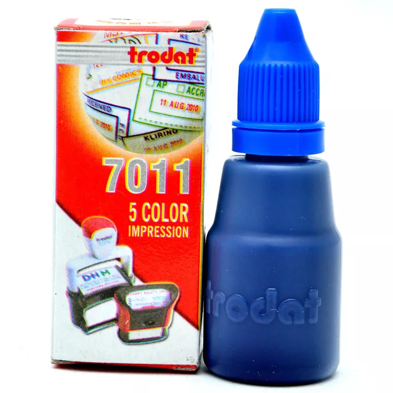 TINTA STEMPEL BIRU ( 25ML )