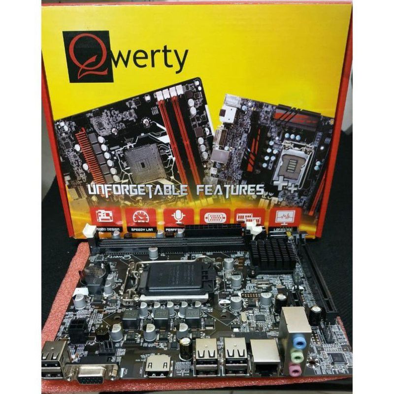 Qwerty Motherboard Intel Socket LGA 1155
