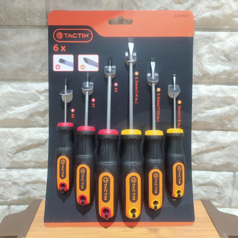 Obeng Set, Merk Obeng Presisi set 6pcs Tactix