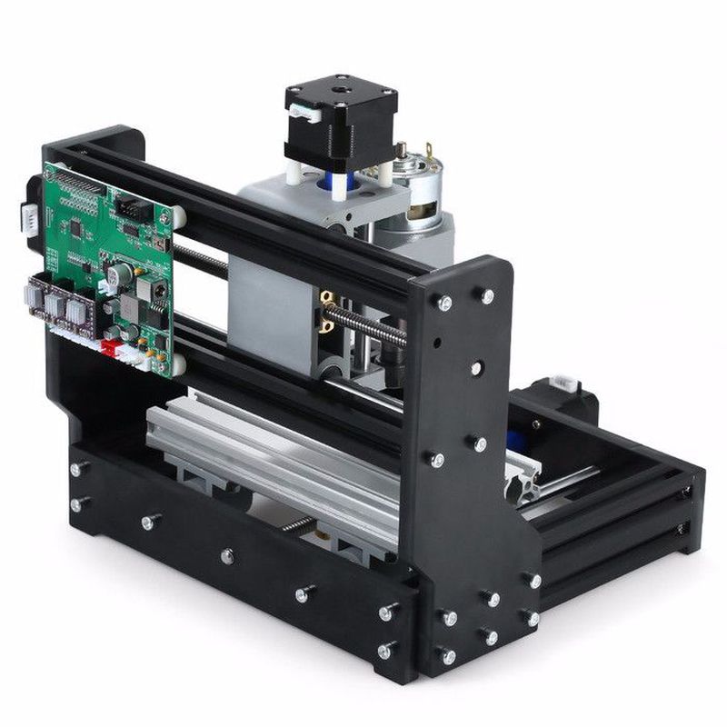 CNC Router 1610 Pro Mesin PCB Milling Laser 160x100x45 mm with Spindle