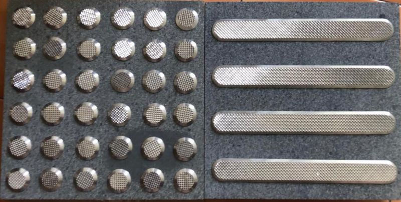 Aluminium Tactile / Guiding block Tactile - LINE