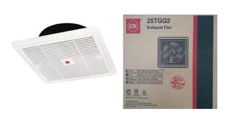 CKA Exhaust Fan Plafon / Ceiling KDK 25TGQ 10 Inch