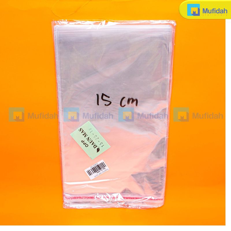 Plastik OPP 15CM DAUN MAS