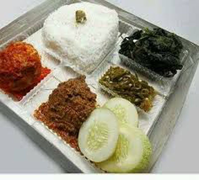 paket nasi box daging