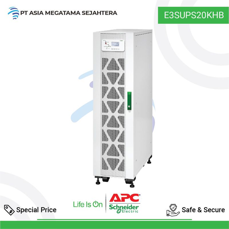 APC E3SUPS20KHB Easy UPS 3S 20.0kWatts / 20.0kVA Double Conversion Online