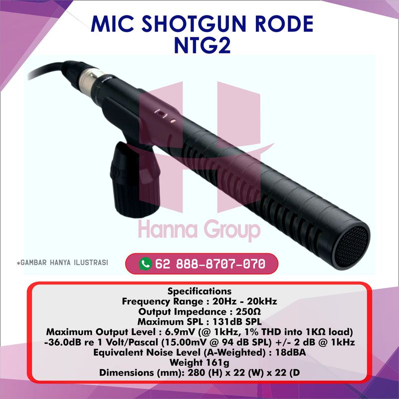 Mic Shotgun rode NTG2
