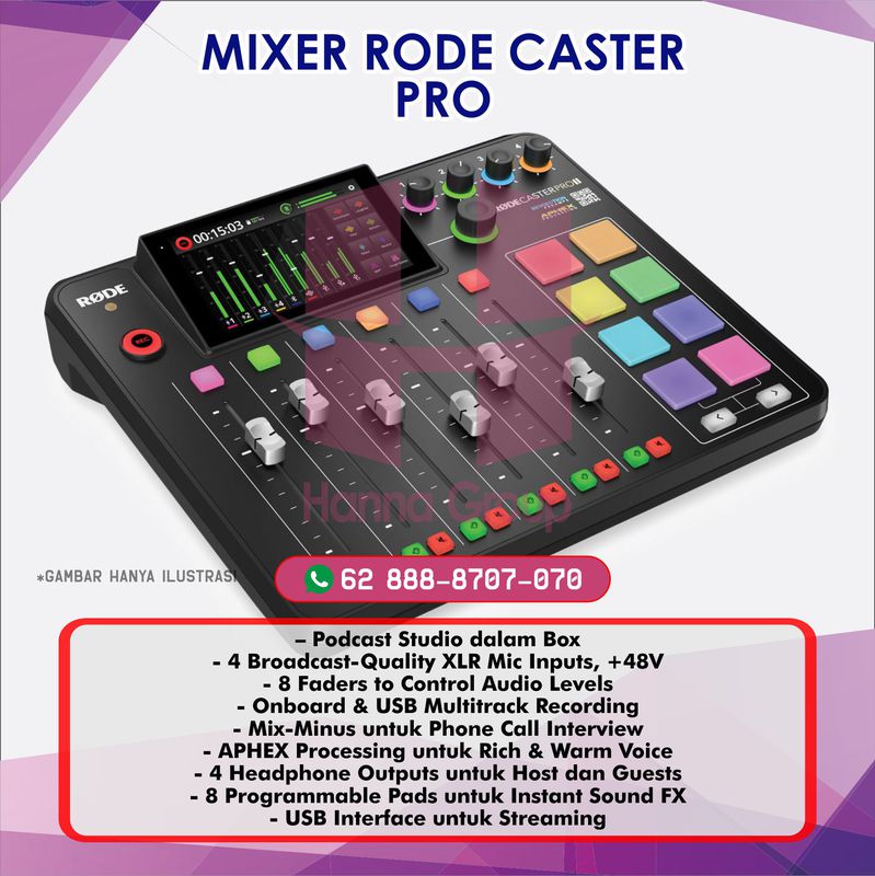 Mixer rode caster pro