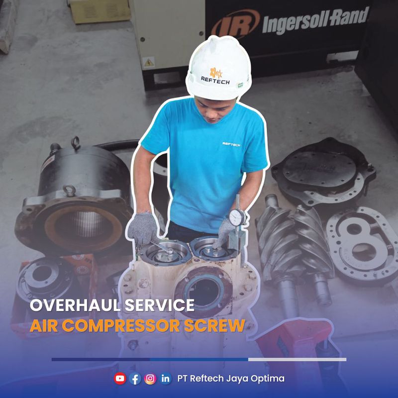 Service Overhaul Kompresor Udara / Air Compressor Screw