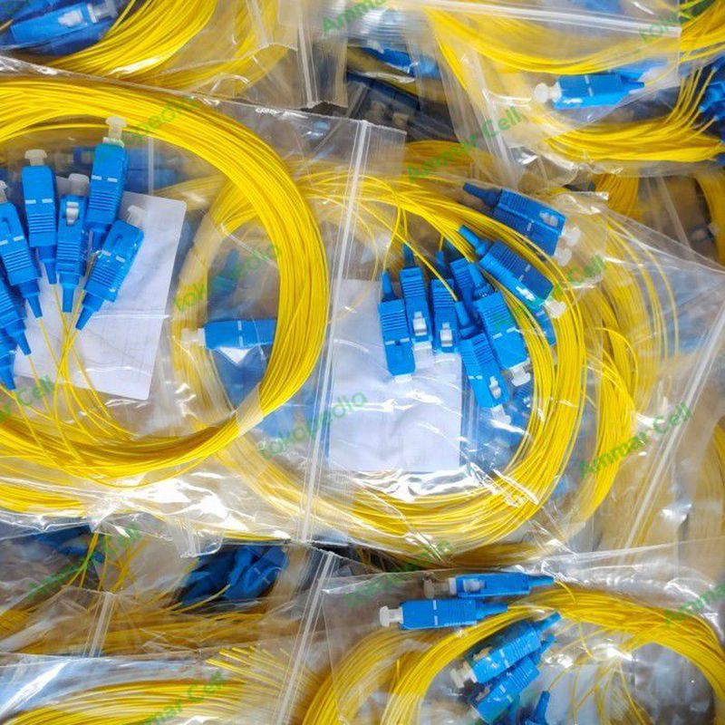 PIGTAIL INDOOR SC/UPC Biru Kuning
