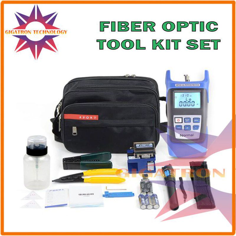 Tool Kit SET Lengkap OPM VFL Cleaver FO Fiber Optik Toolkit TAS