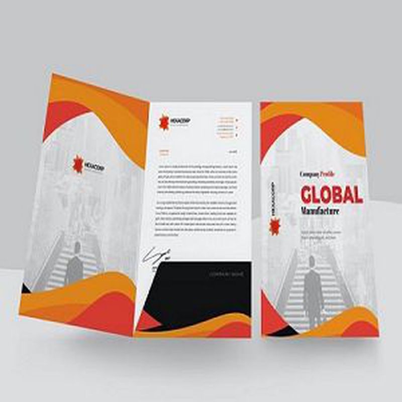 CETAK MAP FOLDER / CUSTOM KERTAS F4 FULL COLOR SESUAI DESAIN