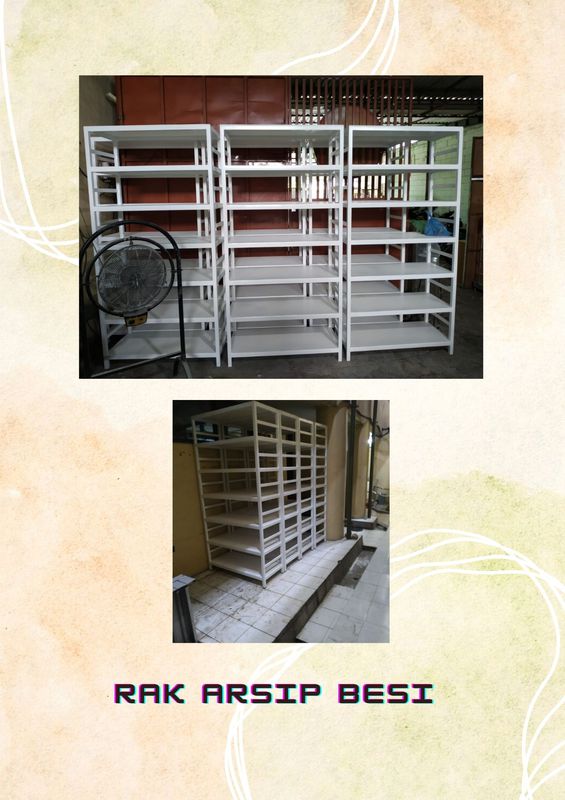 Rak Arsip Besi Custom Termurah Ukuran 220 x 108 x 48 cm