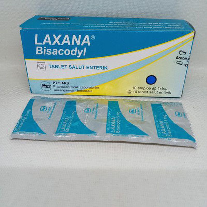 LAXANA TABLET SALUT ENTERIK 5 MG (IFARS PHARMACEUTICAL LABORATORIES)
