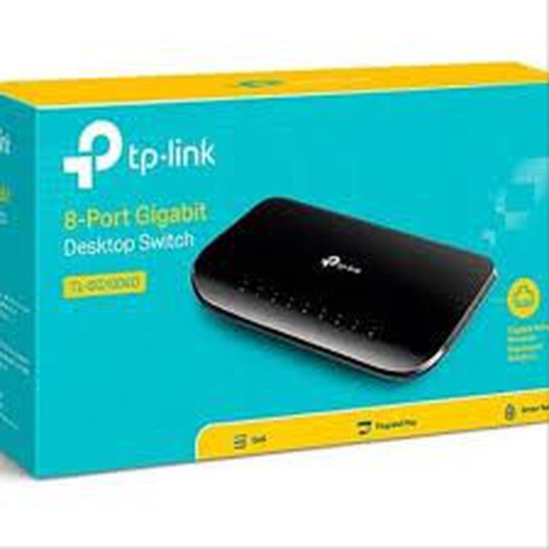 TP-LINK TL-SG1008D TPLink 8 Port 10/100/1000 Gigabit / Switch Hub