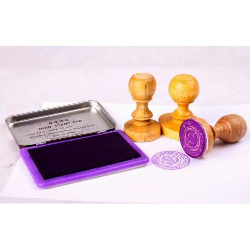 Stempel kayu (max 4 cm)