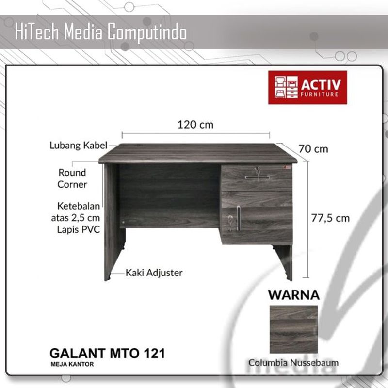 MEJA KANTOR GALANT MTO 121 ACTIV