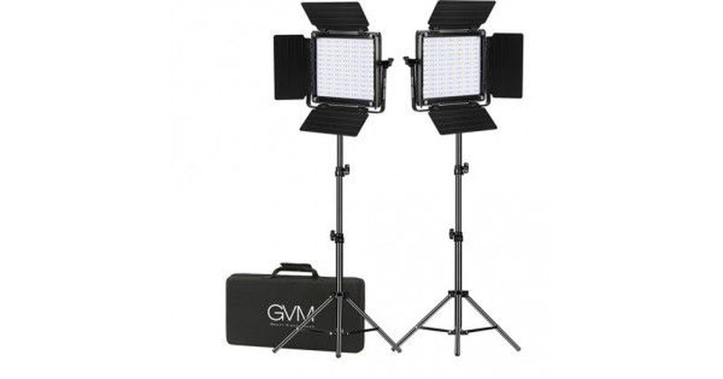 GVM 800D-RGB 2L LED Studio Light Smart WiFi (paket 2 set) original ...